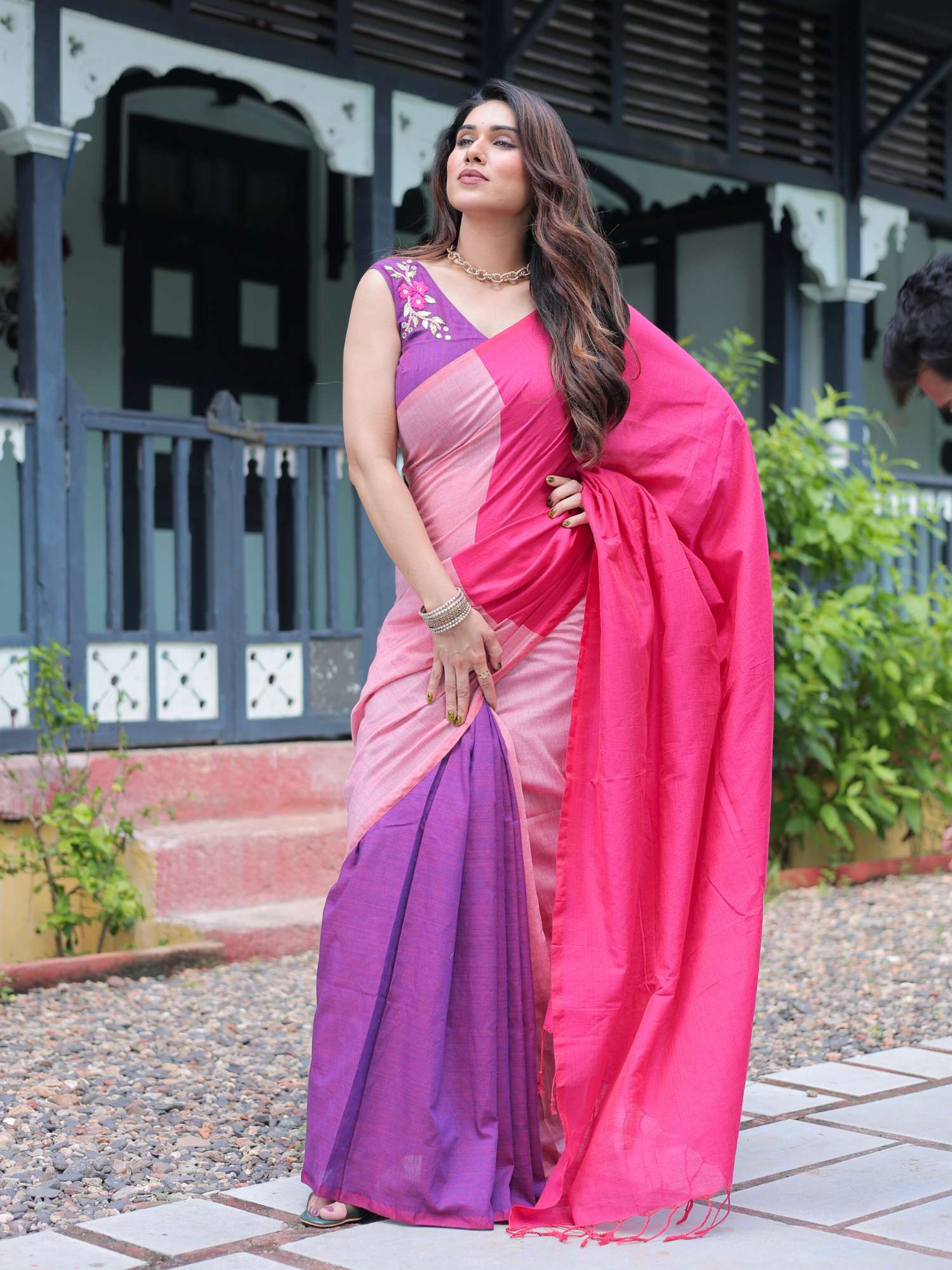 Priya multi color saree – Tamara
